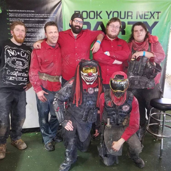 Leather Sharp Tooth Clown Mask - Etsy