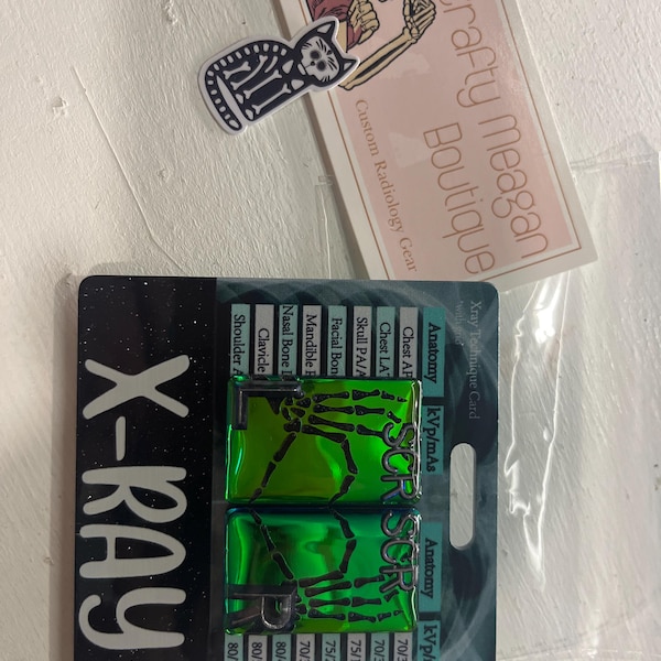 Radiology Sunflower Holographic Xray Marker Set, Xray, Skeleton, Rad ...
