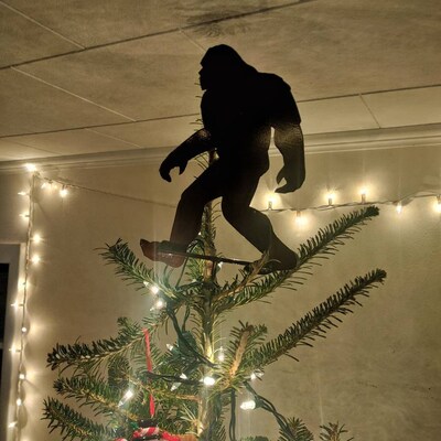 Bigfoot Tree Topper-a Yeti - Etsy