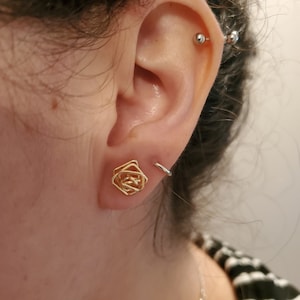 Hope Stud Earrings // Minimalist // Geometric // Modern // Delicate ...