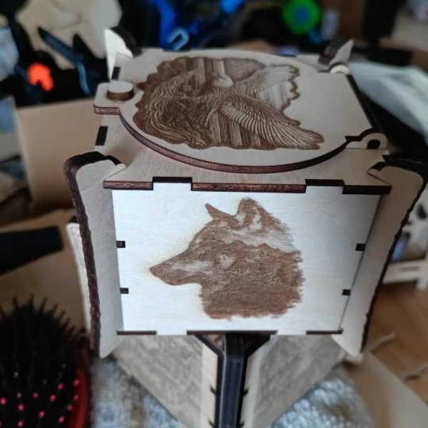 Laser Cut File | 3D Illusion | Laser Burn PNG | Laser Engrave File ...