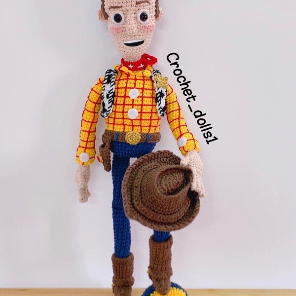 WOODY - Patrón Amigurumi a Crochet (INGLÉS) - Etsy