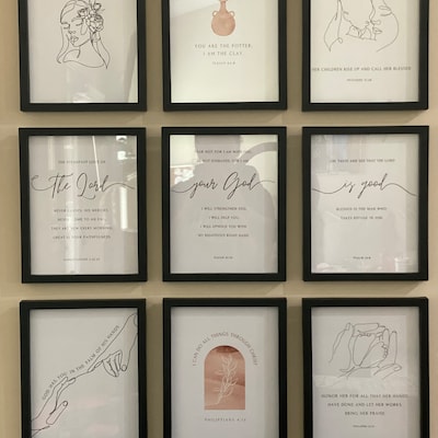 The Lord Your God is Good, Bible Verse Wall Art Set of 3, Christian Art ...