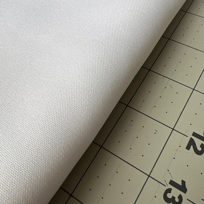 White Polyester Fabric Sold by the Yard X 60 and 120 Wide Visa ...