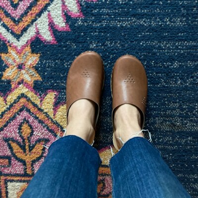 Leather Clogs With Studs Wooden Clogs Women Clogs Shoes With Studs ...