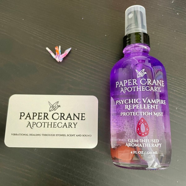 PSYCHIC VAMPIRE REPELLENT – Protection Mist - Gem-infused Aromatherapy ...