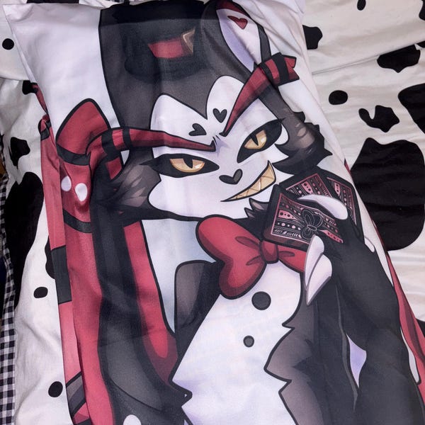 Helluva Boss Stolas Dakimakura Pillowcase 50x150cm Two Way Tricot Daki ...