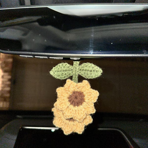 Cherry Car Charm Cherry Car Accessories Car Charm Crochet Cherry Charms ...