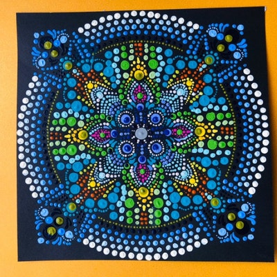 Dotting Pattern 2 Radiant Mandala Dotting Pattern PDF Digital Download ...