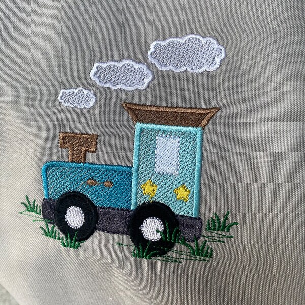 Train Embroidery Designs - Vehicle Embroidery Design Machine Embroidery ...