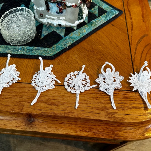 FSL Ballerina Free Standing Lace Machine Embroidery Designs Instant ...