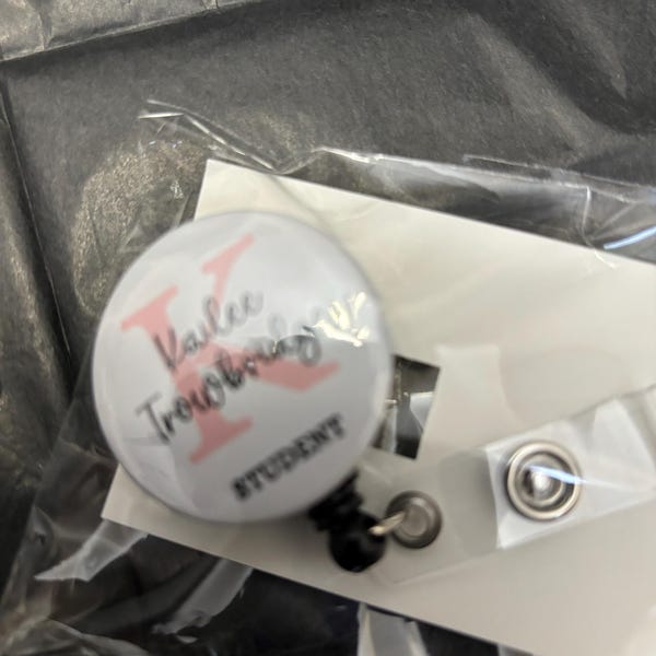 Float Nurse Skeleton Rainbow Name Badge Holder Gift Graduation Student ...