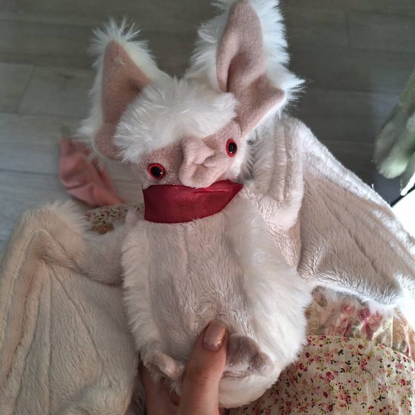 Bat Stuffed Animal Pattern PDF - Bat Plushie Pattern Halloween Stuffed ...
