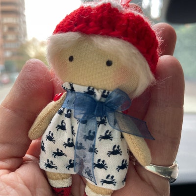 Chickabiddy Small Doll Chicken Doll Nestling Little Doll - Etsy