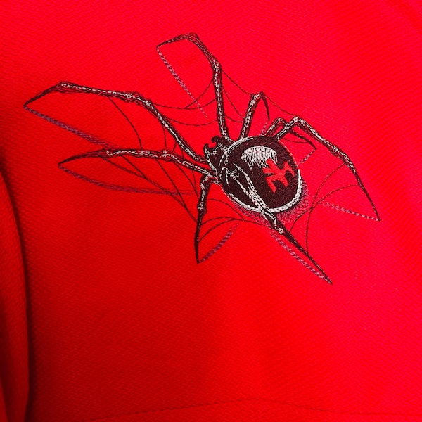 Spider Machine Embroidery Design 8 Sizes to Download 3D Effect, Fit 5x7 ...