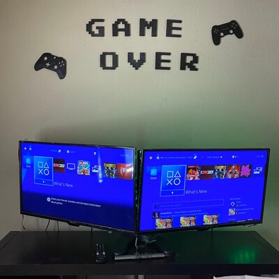 Playstation Controller Wall Art video Game Logo Videogame - Etsy