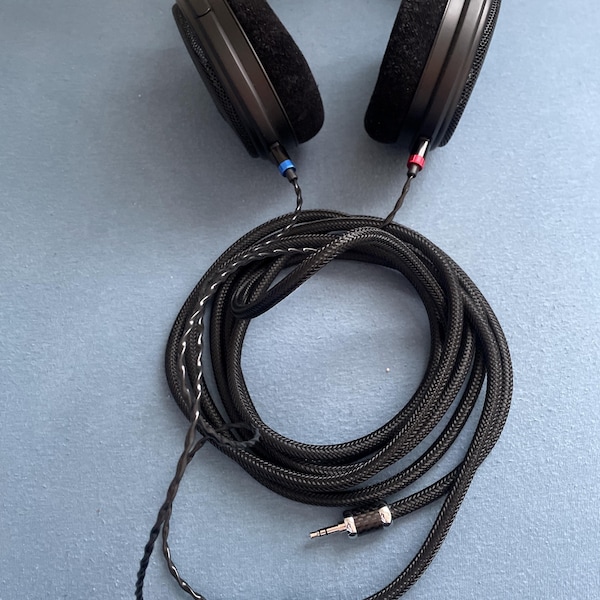 Cable for Iems Monitor 2pin 0.78mm Silver Plated Copper 7N OCC Litz ...