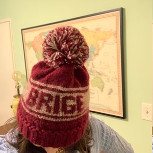 Personalized Hat Custom Knit Hat Personalized Knit Beanie | Etsy