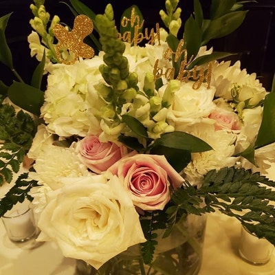 Glitter Zodiac Sign Pisces Symbol Cake Topper Birthday Party Cake ...