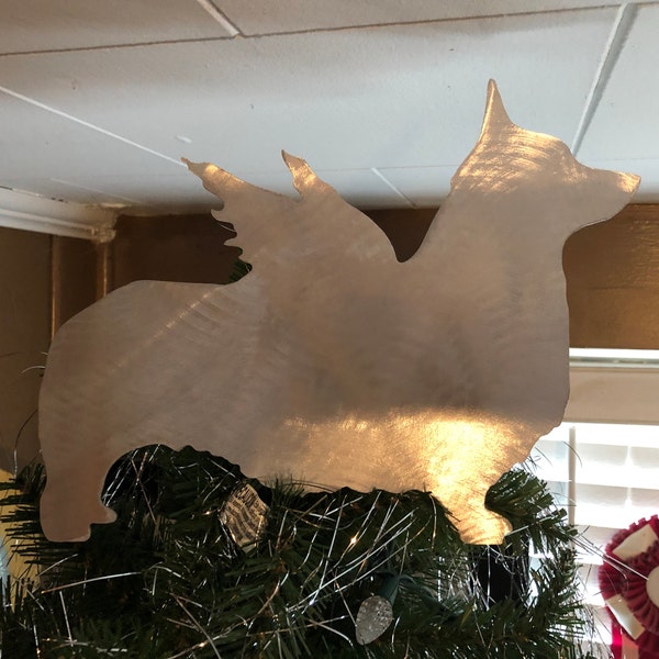 Pembroke Welsh Corgi, Angel Dog Tree Topper, Holiday Decoration ...