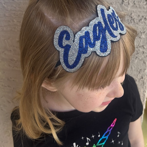 Glitter Headbands Custom Headband for Team Sport Headband Glitter ...