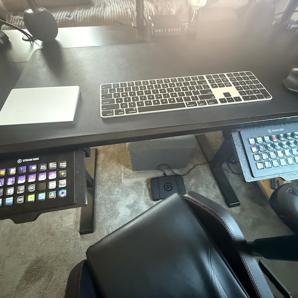 Stream Deck Plus Under Desk Mount for Elgato | Streamdeck Slide Out ...