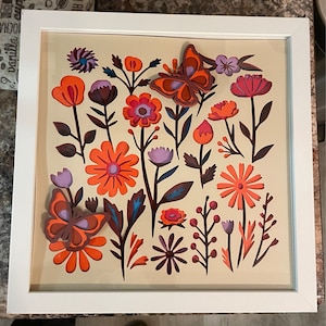 3d Spring Tree Shadow Box Svg, 3d Spring Tree Svg, 3d Shadow Box Svg ...