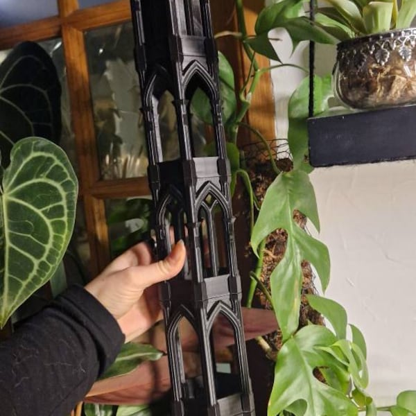 Gothic Tower Stackable Moss Pole Stls for 3D Printing, Plant Totem ...