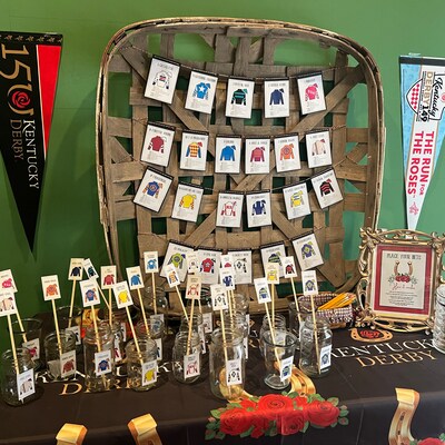 Kentucky Derby Betting Printable, Horse Race Betting Sign and Cards ...