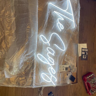 Neon Sign Custom Name, Custom Neon Sign Battery Operated, Neon Sign ...