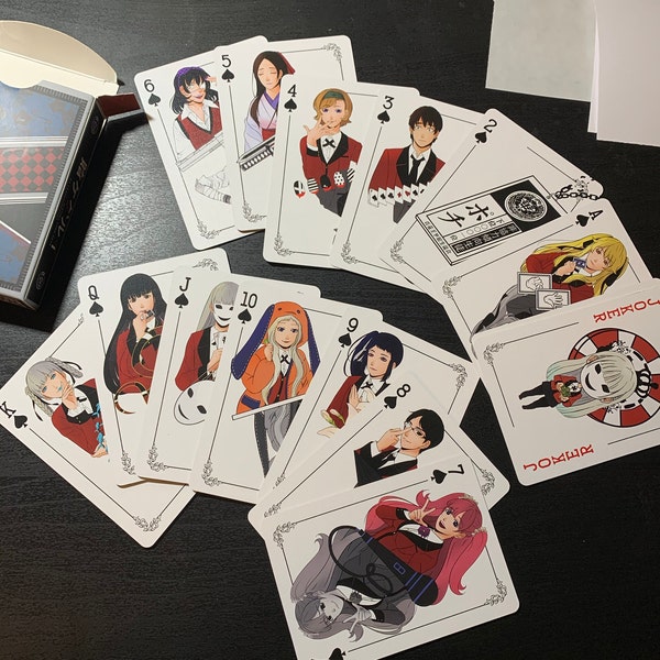 Kakegurui Playing Cards 54-card Deck - Etsy