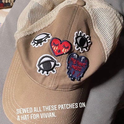 Sad Story Patches Collection/ Tear Heart Melts Im Ok / Iron on Patch - Etsy