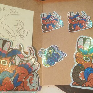 Chibi Miraidon and Koraidon 3 Stickers Pokemon Scarlet & Violet ...