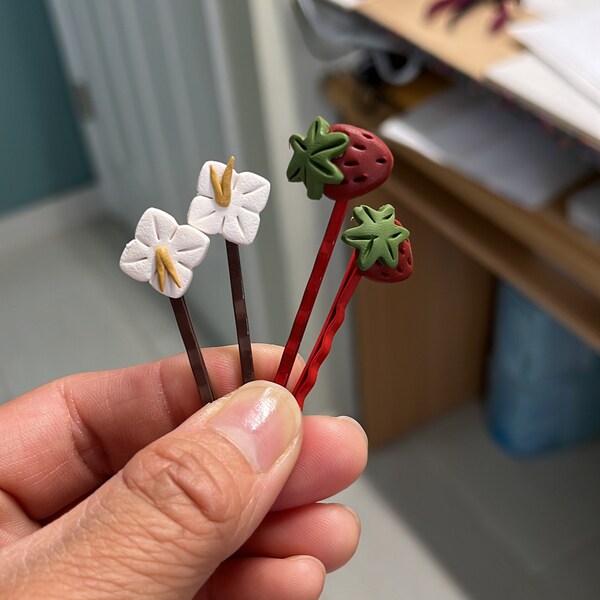 100 MIXED COLOR Bobby Pin Blanks and Findings, Painted Bobby Pins ...