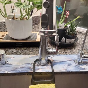 Handmade Kitchen Splash Guard for Sink Faucet,faucet Splash Guard ...