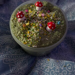 Toadstool Garden, Cottagecore Slime, Crunchy Slime, Cute Slime, Forest ...