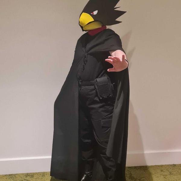 Tokoyami Cosplay Mask Moving Jaw Pattern/template - Etsy