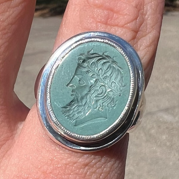 Carnelian Intaglio Handmade Engraving With Dionysos. Unique. - Etsy