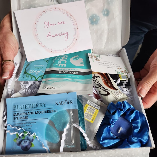 Pamper Gift Box for Her Teenage Tween Birthday Sleep Over Pamper Self ...