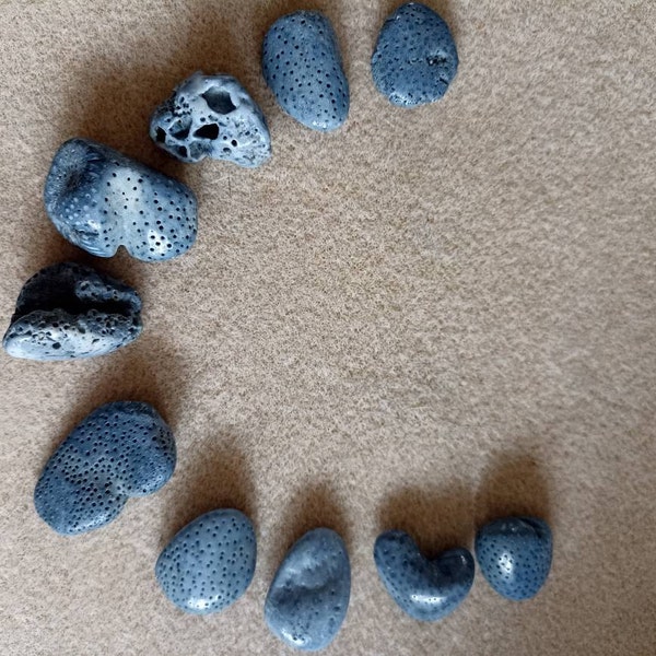 Blue Coral Tumbled Stone - Blue Coral Crystal Stones –protection Stone ...