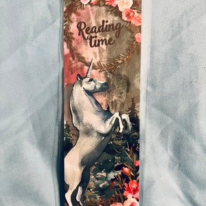 Unicorn Bookmarks Printable Set of 4 Rainbow Unicorn - Etsy