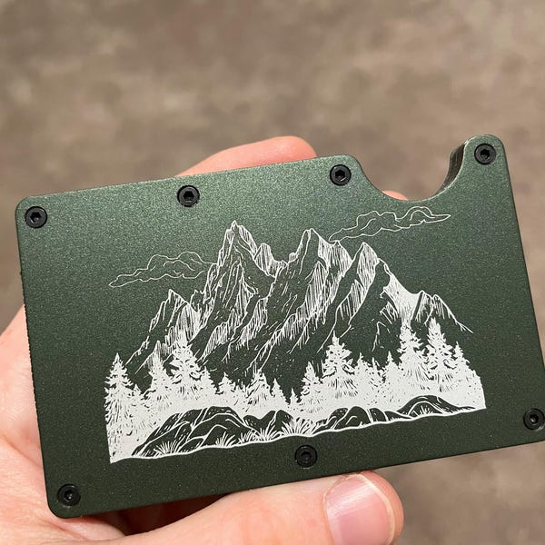 Custom Metal Credit Cards- Ace of Spades - Etsy