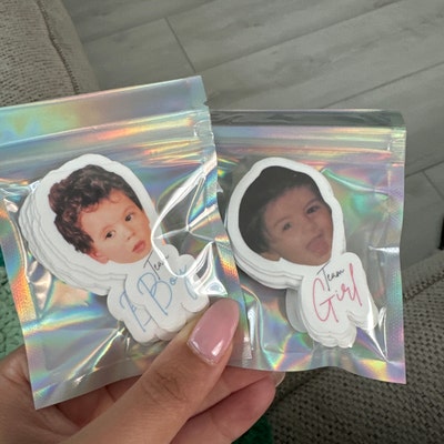 FIRST Birthday Custom Baby Stickers Waterproof, Custom Themed First ...
