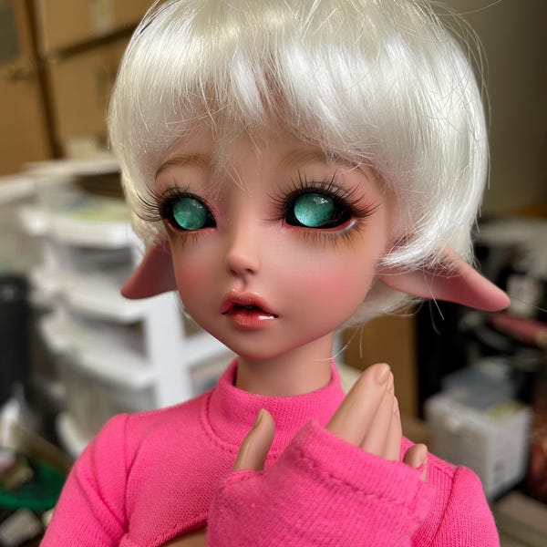 Galaxy Star Imani Alien Eyes With Black Resin for Bjds & Alternative ...