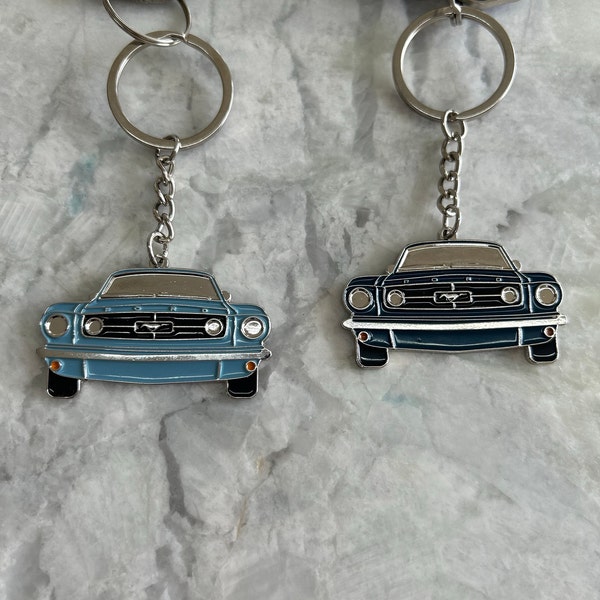 1965 Ford Mustang Keyring – Classic Muscle Car Gift - Etsy