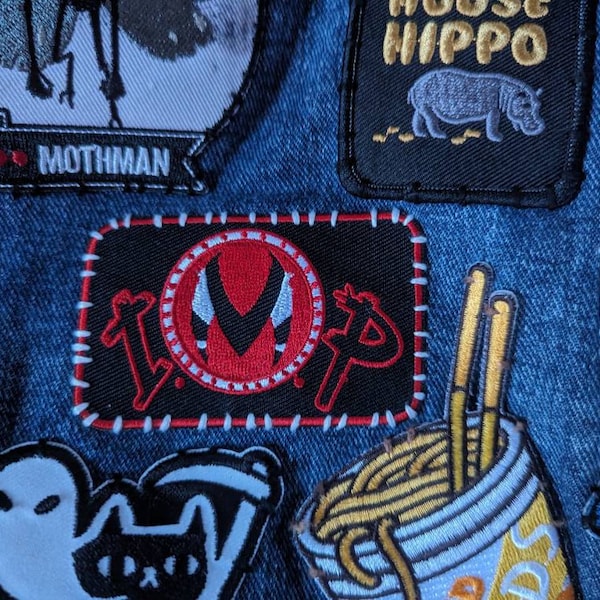 Helluva Boss IMP Logo Embroidered Patch | 3 Inch Sew on Embroidered ...