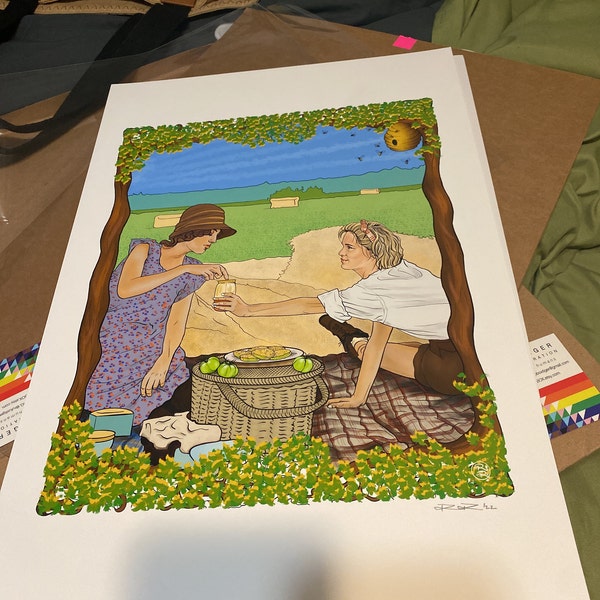 Idgie & Ruth : Fried Green Tomatoes Movie Art Print - Etsy