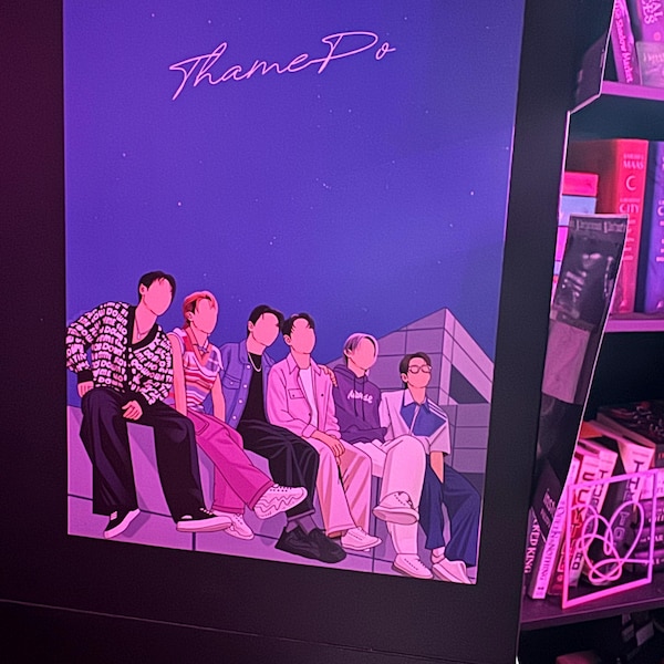 Last Twilight - BL Fanart Print | Jimmy Sea X Mhok Day | Thai Bl Merch ...