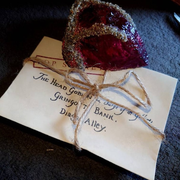 Philosopher's Stone Replica Prop With Envelope - Etsy