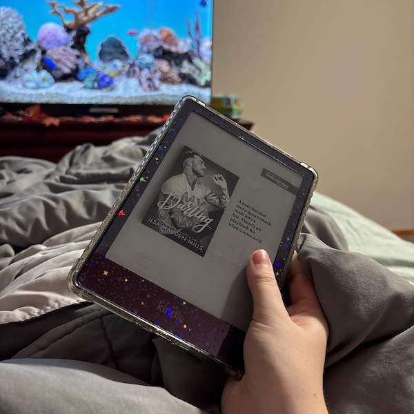 Holographic Stars E-reader Skin, Removable Kindle Paperwhite, Adhesive ...